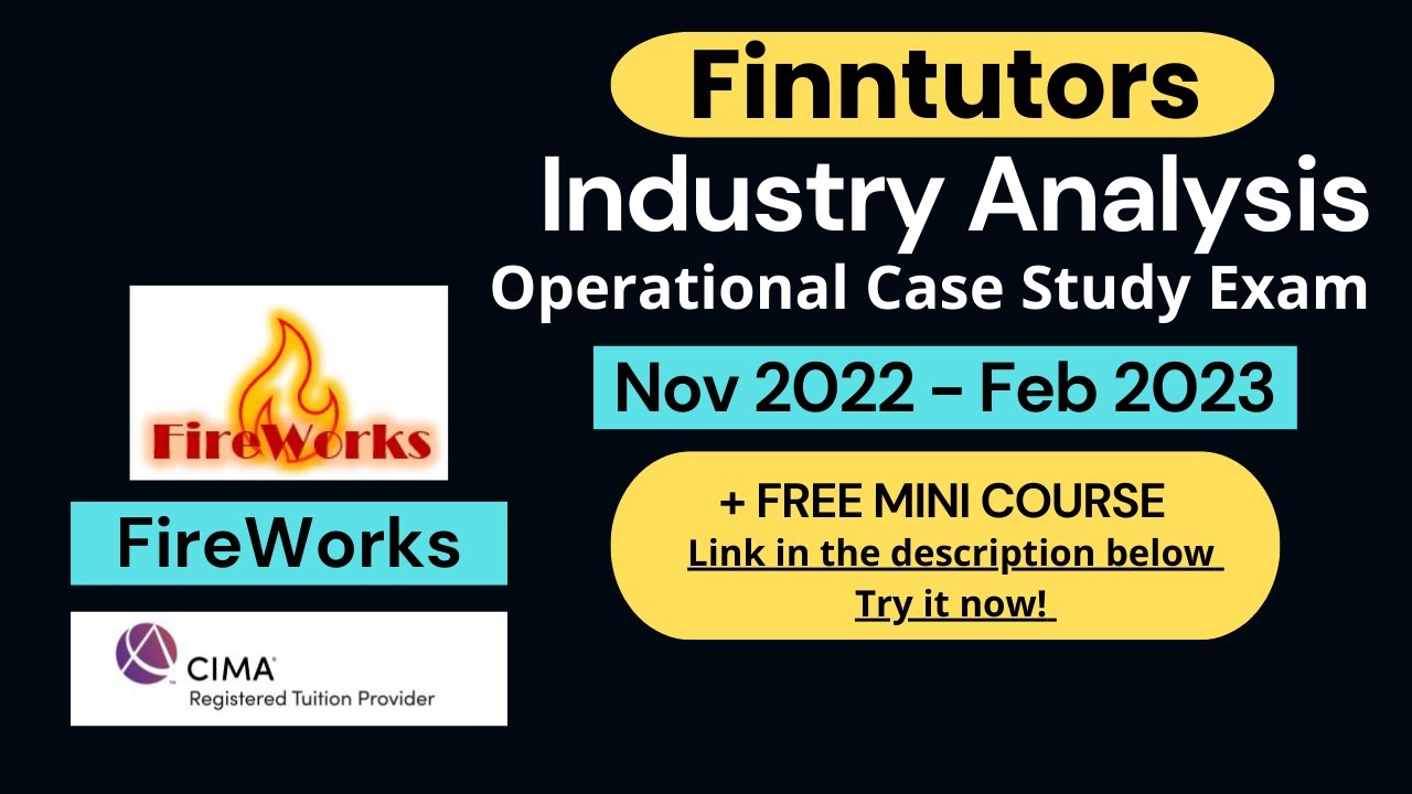 CIMA OCS FireWorks Industry Analysis - February 2023 - YouTube