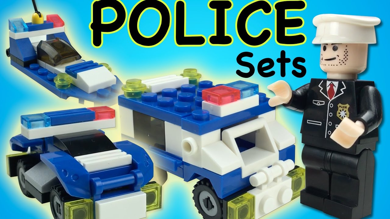 Enjoy Building a Police Set with Newisland City Police Building Blocks ...
