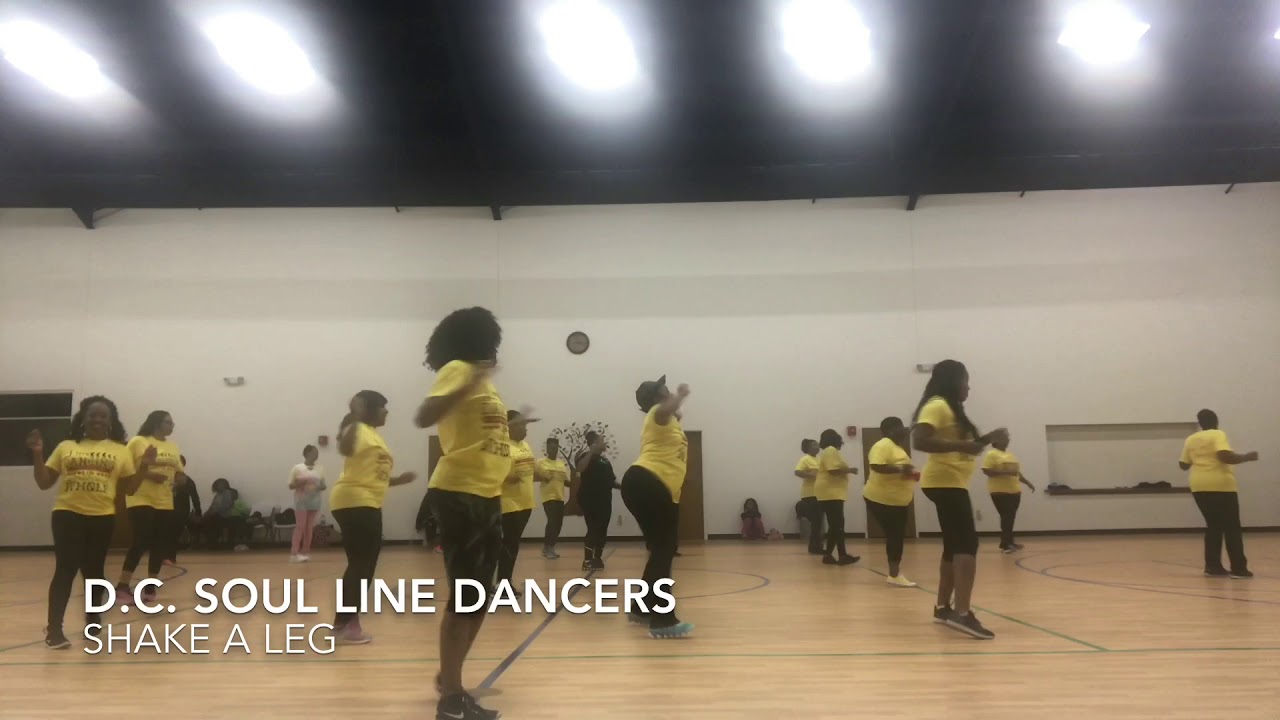 Shake A Leg Line Dance - YouTube