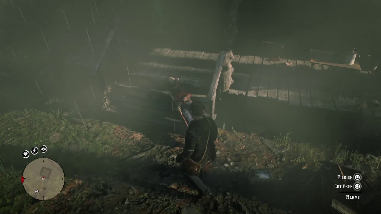 RDR2- Meeting The Male Hermit & Getting The Rare Shotgun - YouTube