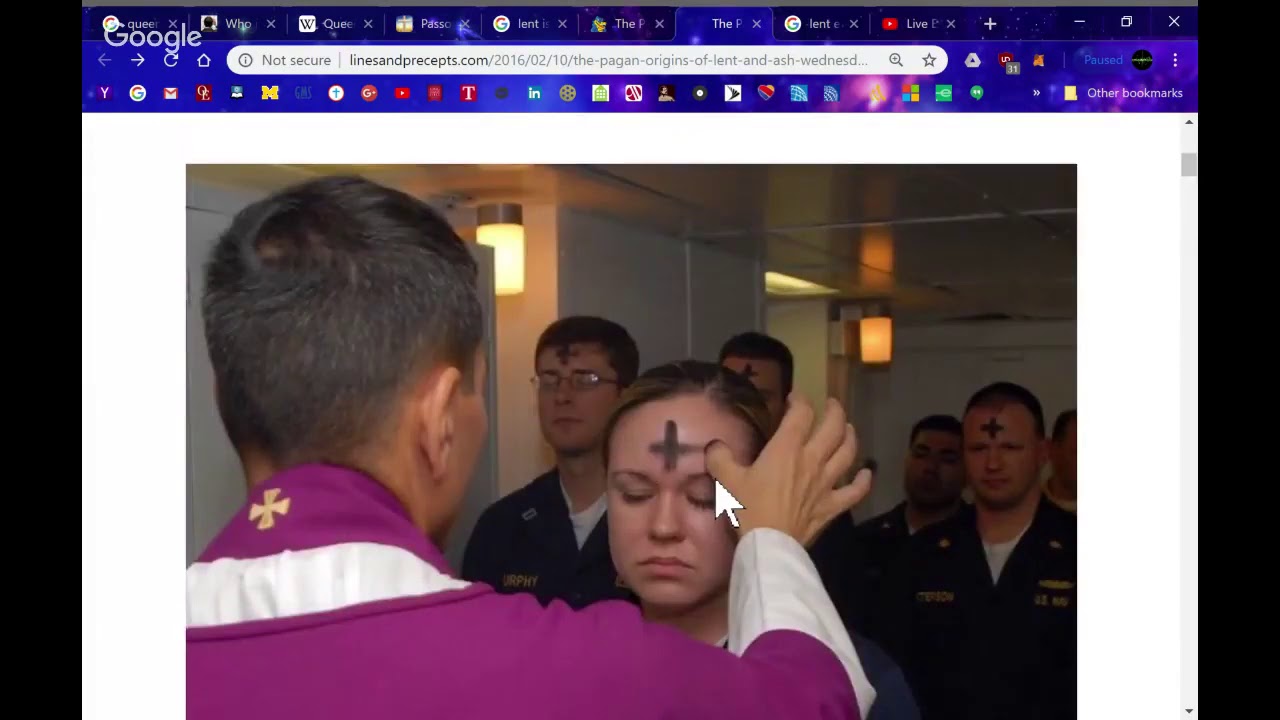 THE PAGAN ORIGINS OF LENT AND ASH WEDNESDAY - YouTube