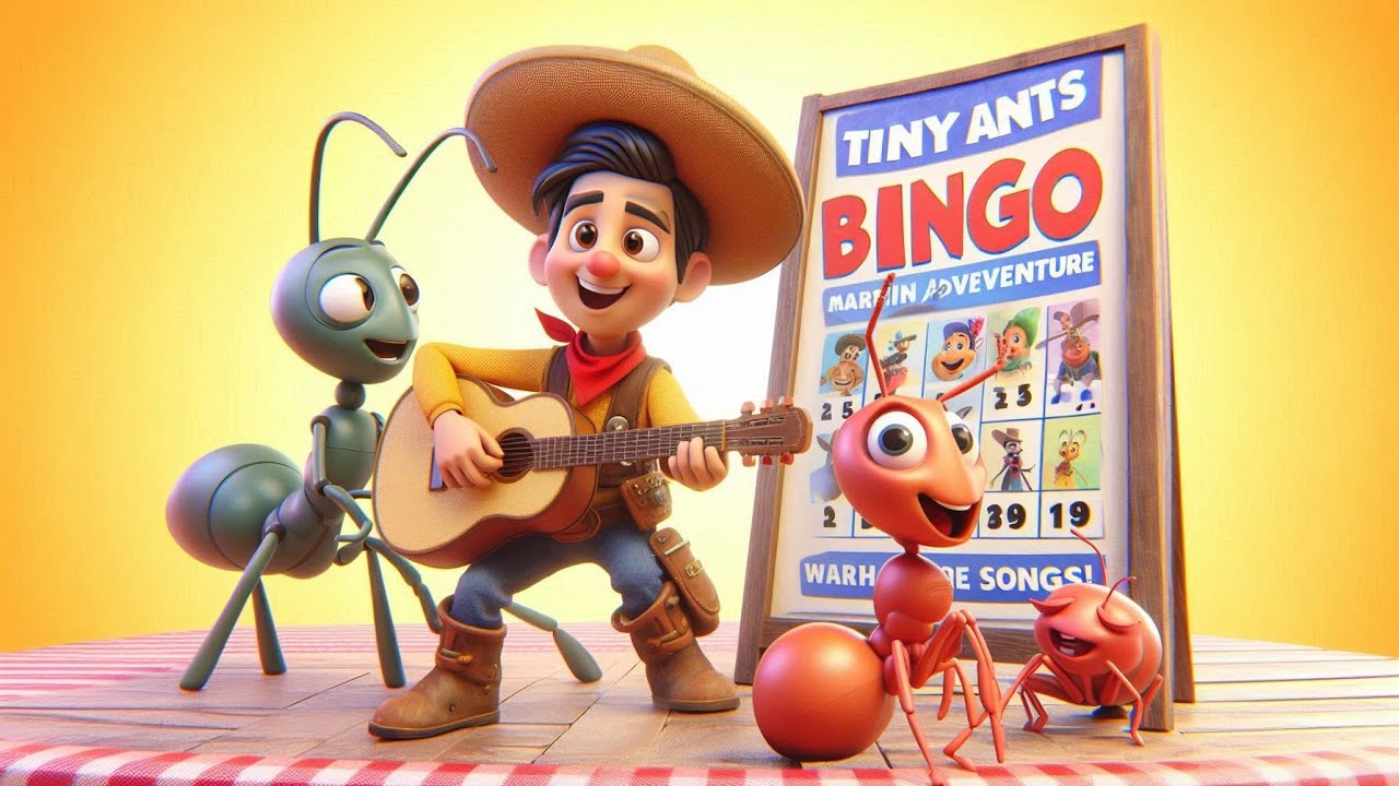 "Marching with Tiny Ant, Bingo & Friends | Fun Kids Songs for All ...