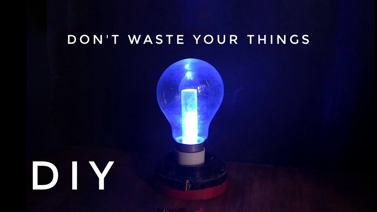 How to make DIY Led Night Light | From Waste Materials | Homemade - YouTube