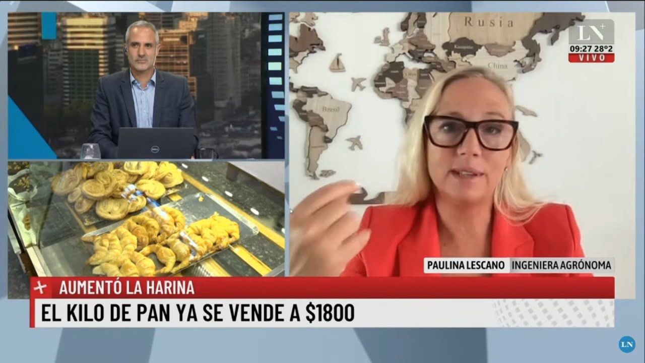 Paulina Lescano con Jose "Tucu" Costa en LN+ - YouTube