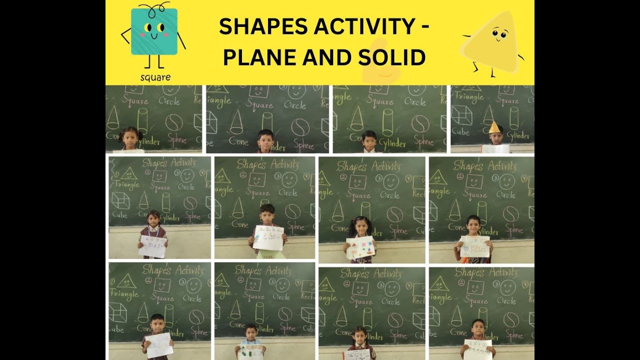 Exploring Shapes! | Class 2B's Fun with Plane and Solid Shapes | DAV ...