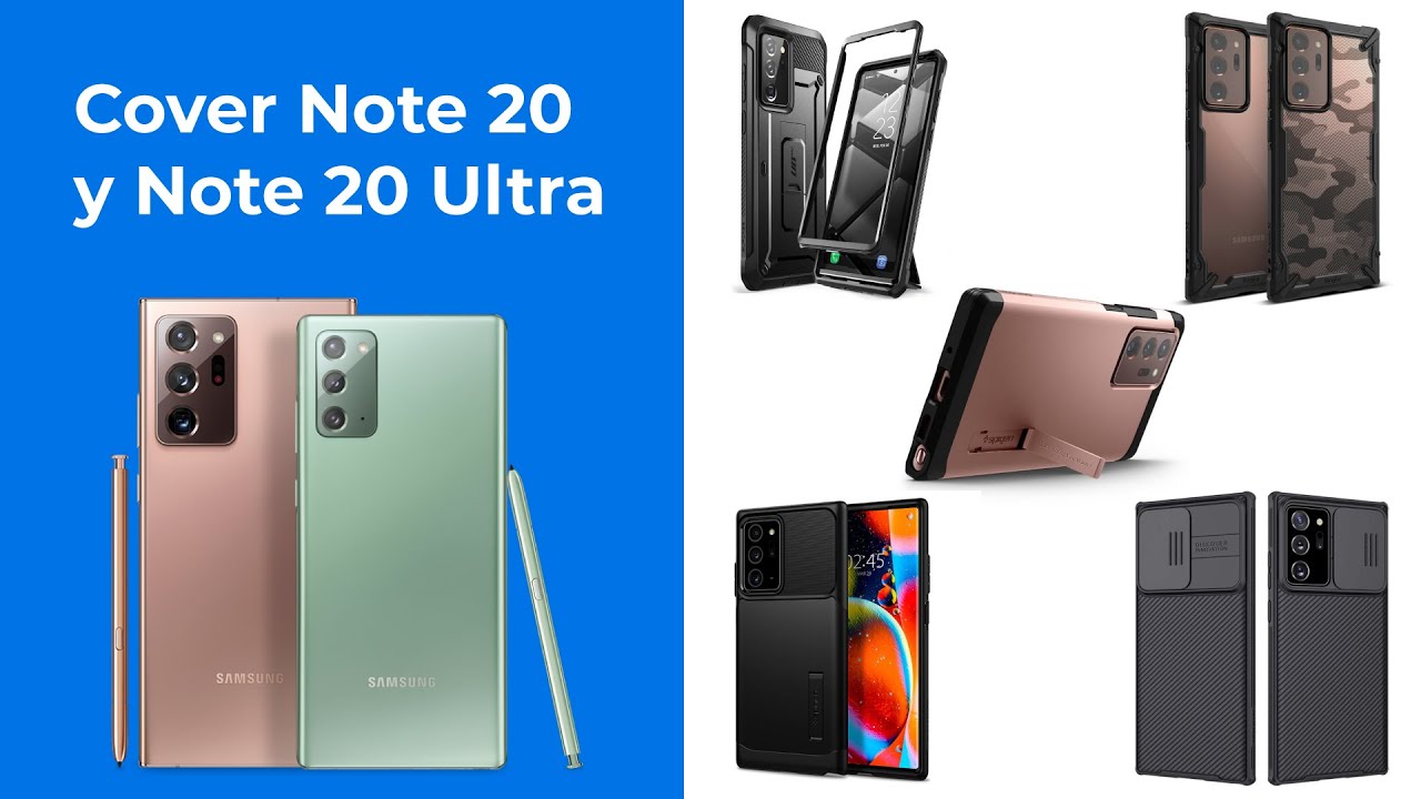 Samsung Galaxy Note 20 Ultra y Note 20 El MEJOR TOP 5 de CASEs - YouTube