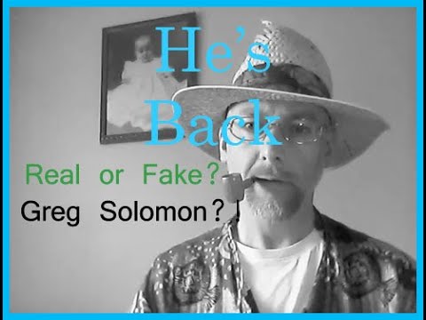 Greg Solomon RETURNS to YouTube!? Fake or Real? - YouTube