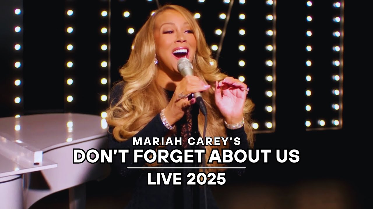 Mariah Carey – Don't Forget About Us [Live 2025 | Original Arrangement] - YouTube