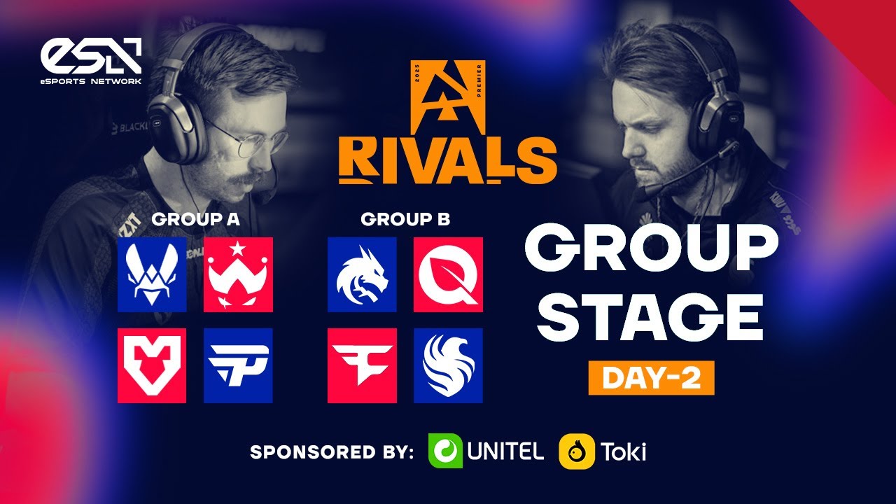 MN | BLAST Rivals Spring 2025 | Vitality vs Wildcard, FaZe vs Falcons ...