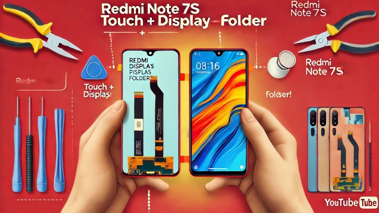 Redmi Note 7S Display Folder | How to Change & Easily | डिस्प्ले कैसे ...