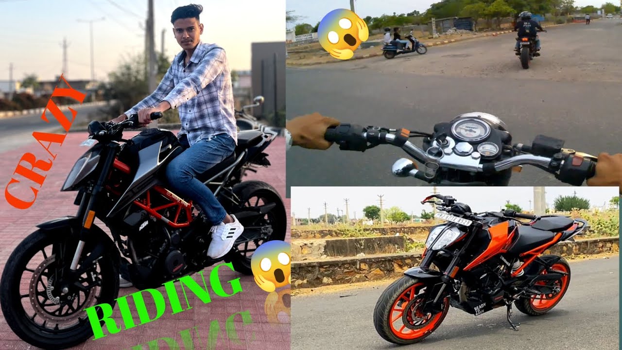 bullet classic 350 and KTM Duke 200 hyper riding 😱 || #hyperriding # ...