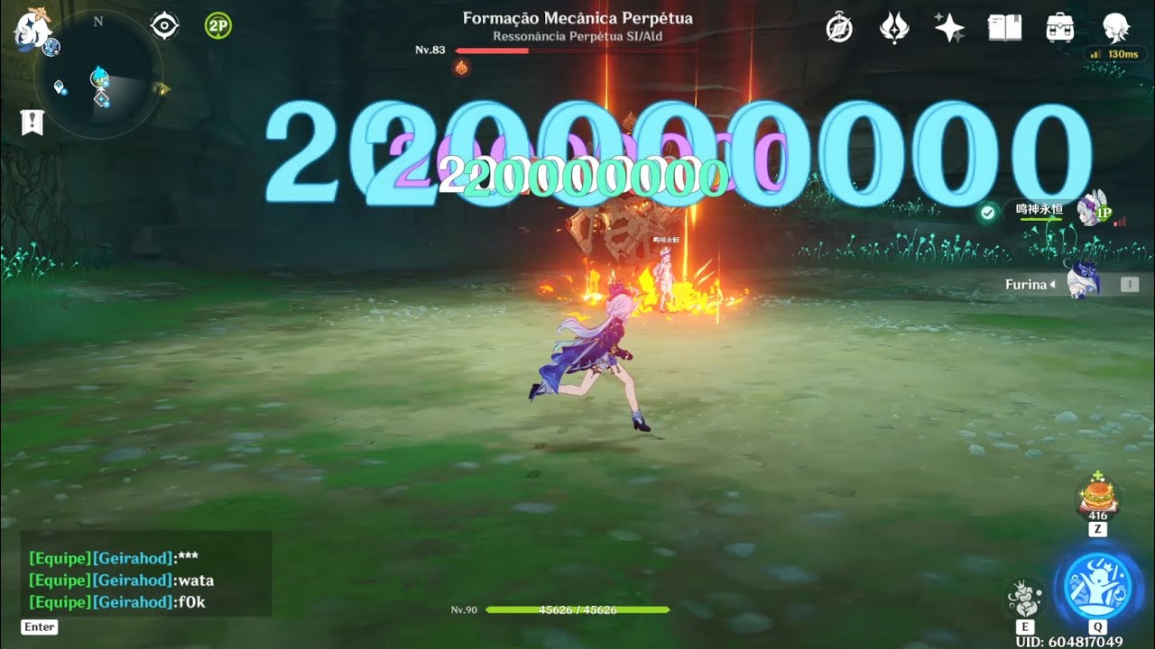 Bug da Mizuki no boss Formação Mecânica Perpétua - Genshin Impact - YouTube