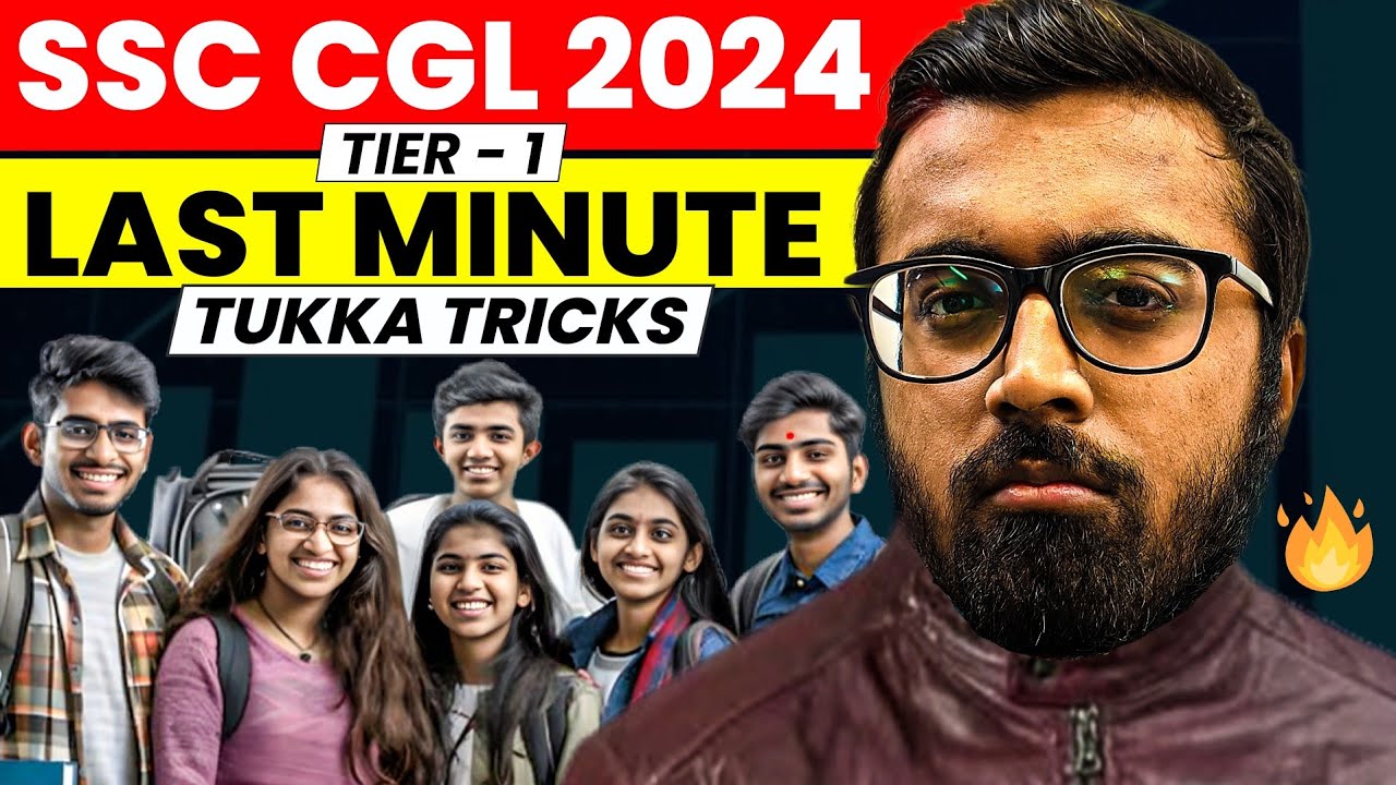 🚀 Last Minute Tukka Tricks for SSC CGL 2024 – Boost Your Marks FAST! 📈 ...