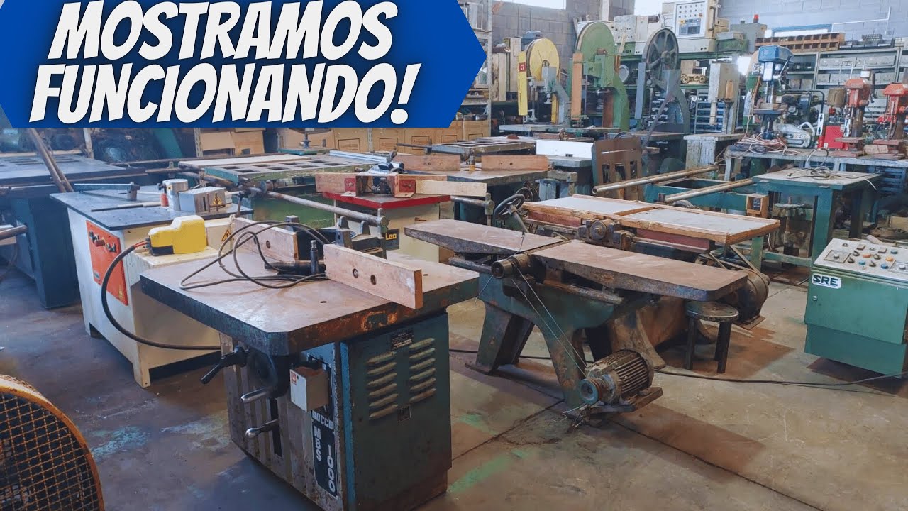 LIGAMOS E MOSTRAMOS PREÇOS - MÁQUINAS PARA MARCENARIA - YouTube