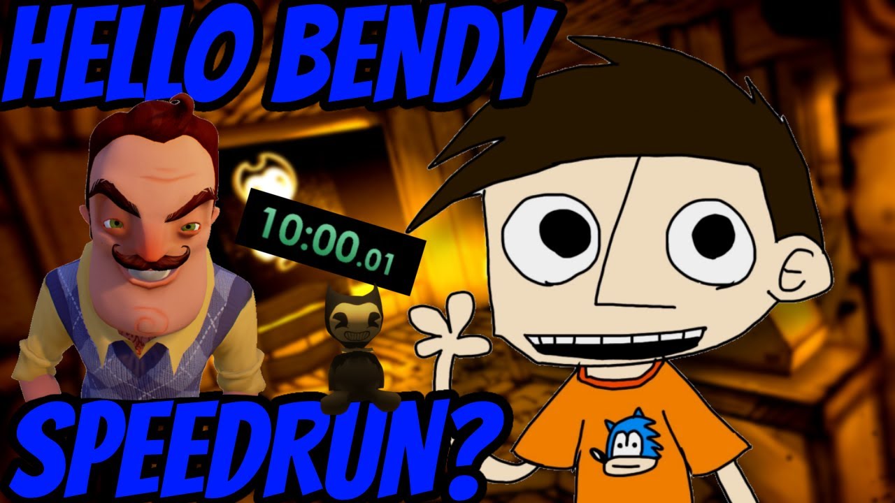 how I became the first person to speedrun the hello neighbor bendy ...