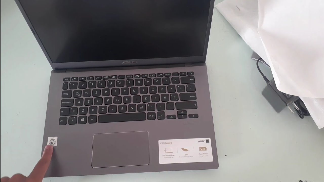 Laptop ASUS X409J Unboxing y review - YouTube