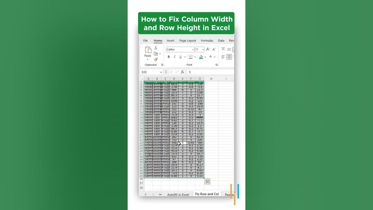 🤔How To Fix Column Width and Row Height In Excel #Shorts #Simplilearn - YouTube