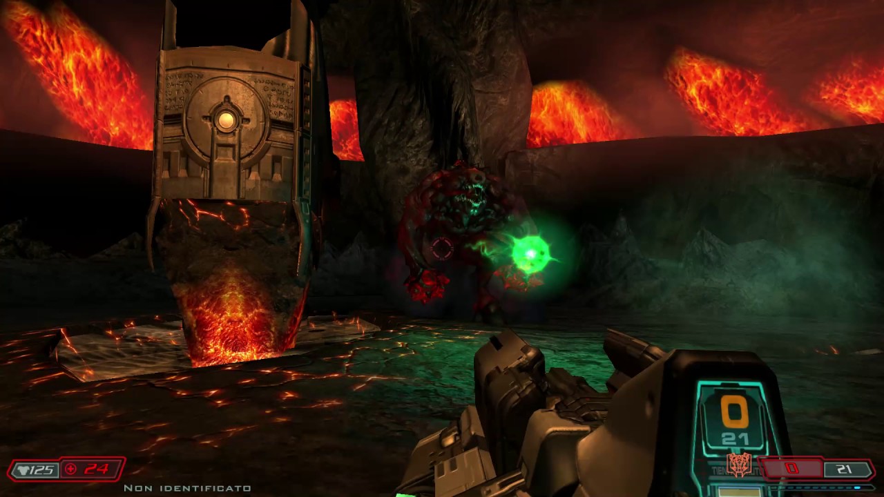 Doom 3 BFG - Lost Mission - Boss finale (final boss) + fine (ending) a Nightmare - YouTube