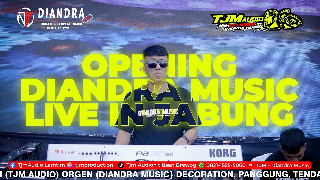 DIANDRA MUSIC LIVE IN JABUNG || TJM AUDIO TITISAN BREWOG - YouTube