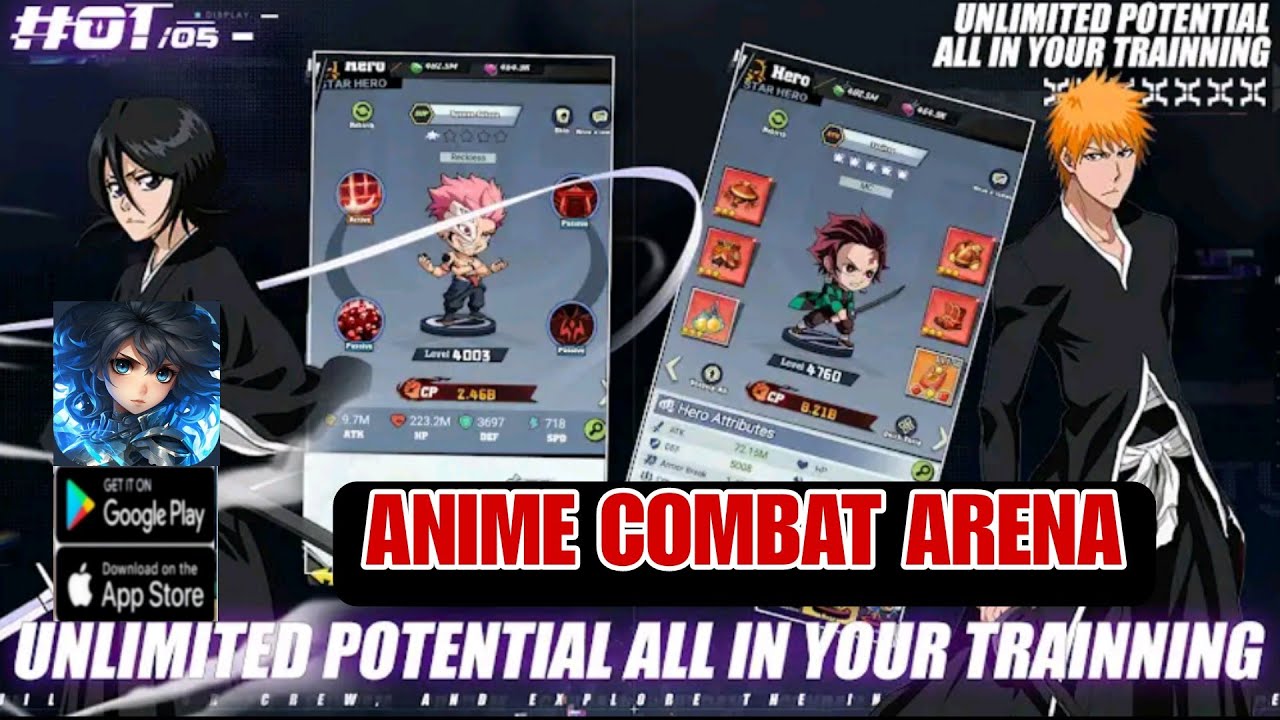 Anime Combat Arena Gameplay - RPG Game Android - YouTube