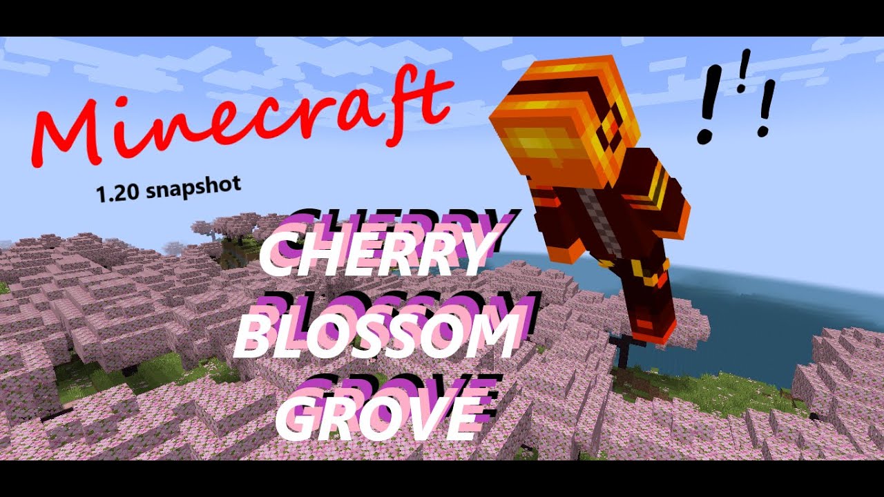 Cherry Blossom Grove in Minecraft! - YouTube