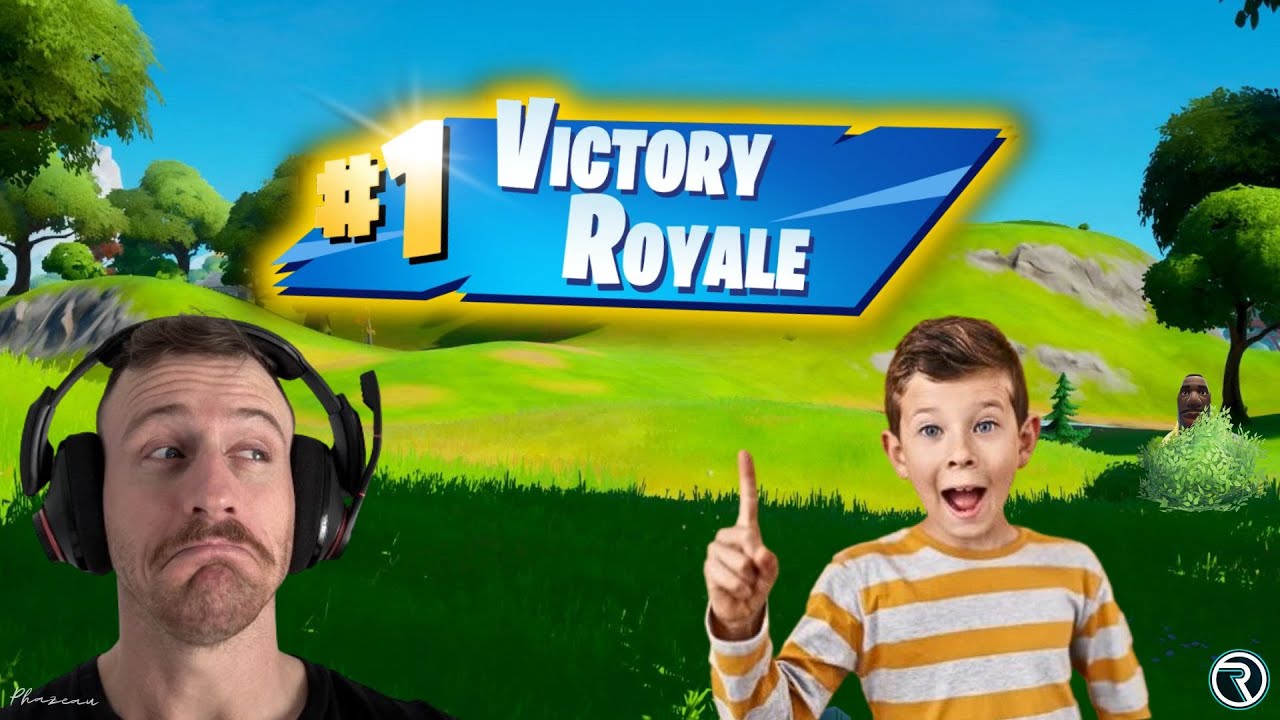I Carried A Kid in Fortnite - YouTube