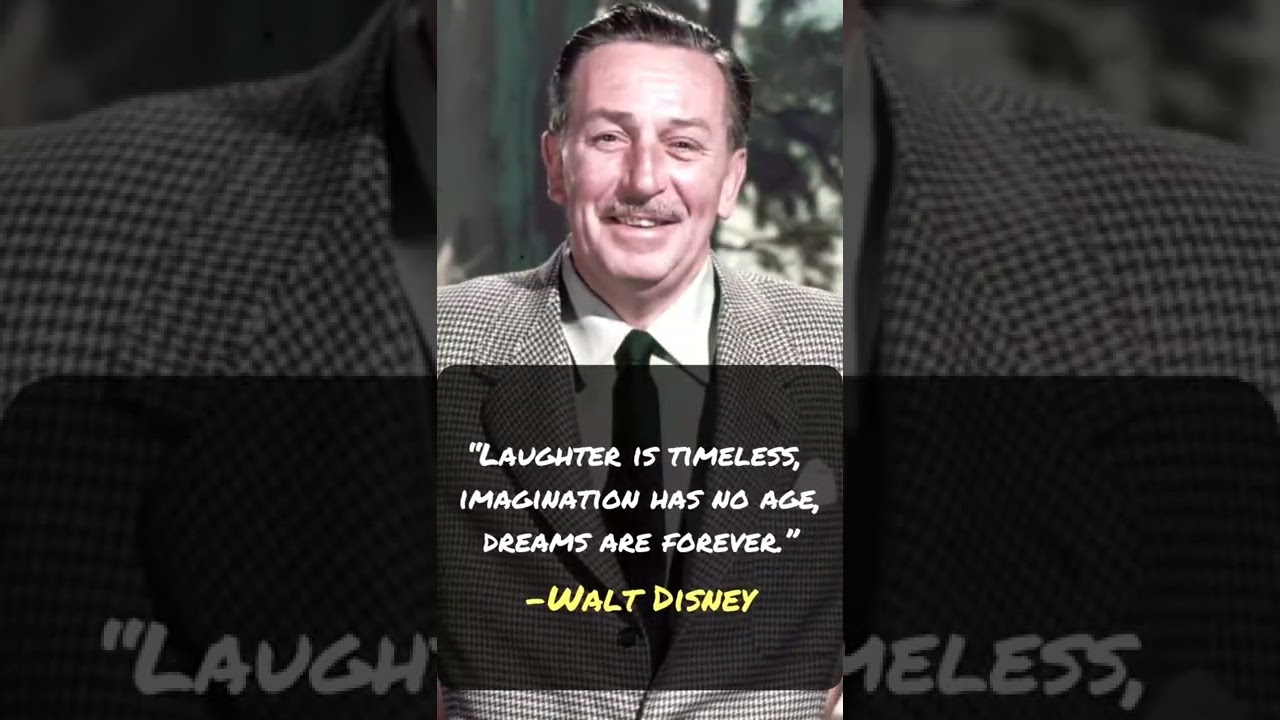 Walt Disney Quotes : Life Changing Growth Mindset Motivational - YouTube