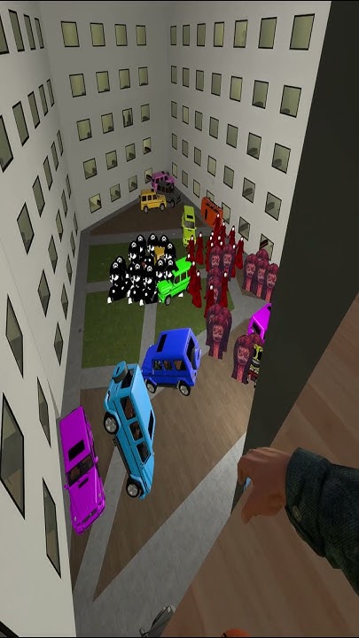 Creepy Nextbots chase me in Liminal Hotel Gmod Nextbot - YouTube