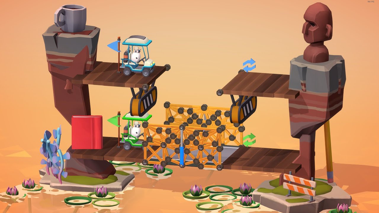 Poly Bridge 3 - Workshop Level "Restrictive Rectangle" - YouTube