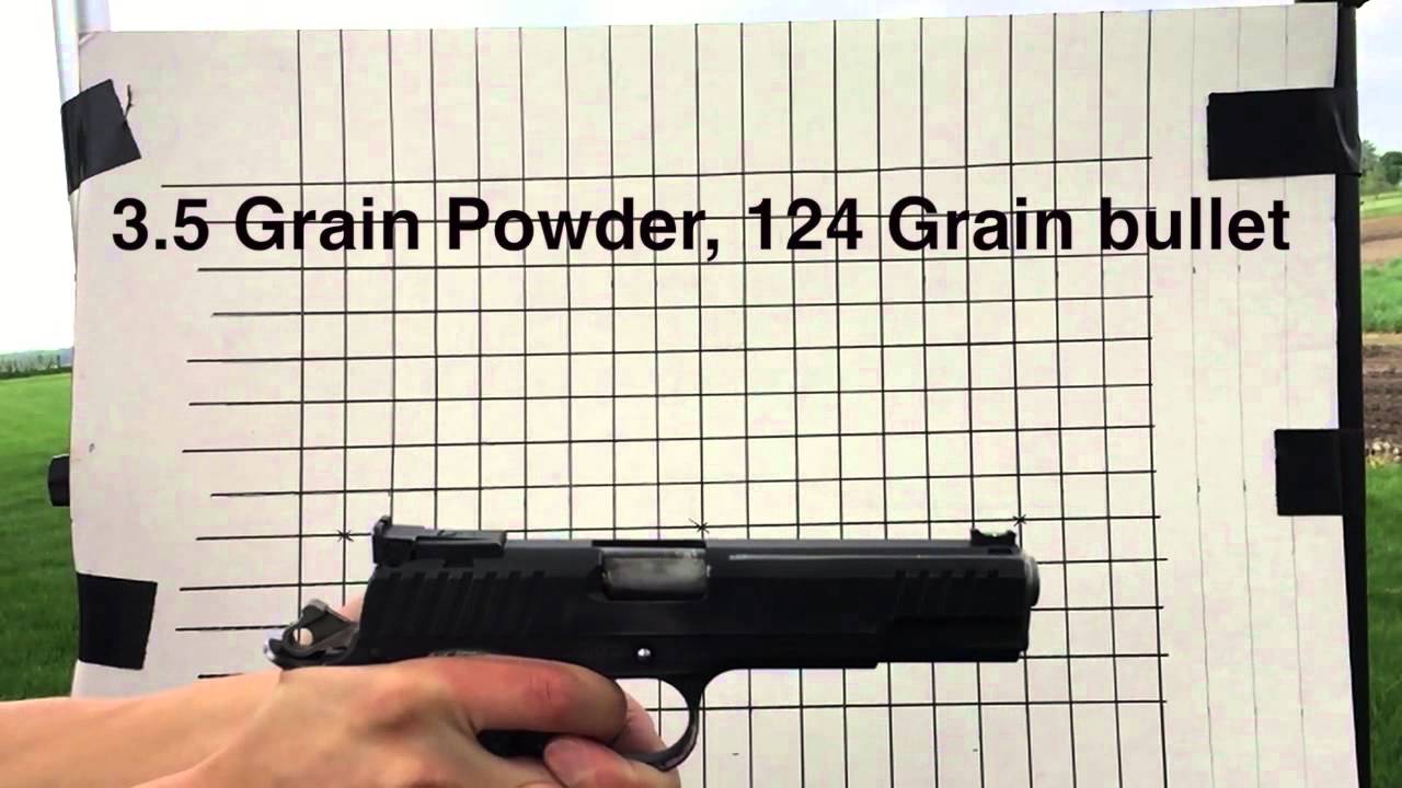 Firearm recoil test - YouTube