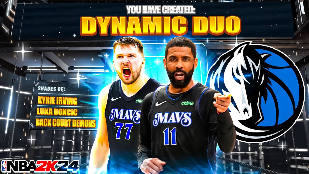 LUKA DONCIC & KYRIE IRVING BUILD is GAMEBREAKING in NBA 2K24 🔥🔥🔥BEST ...