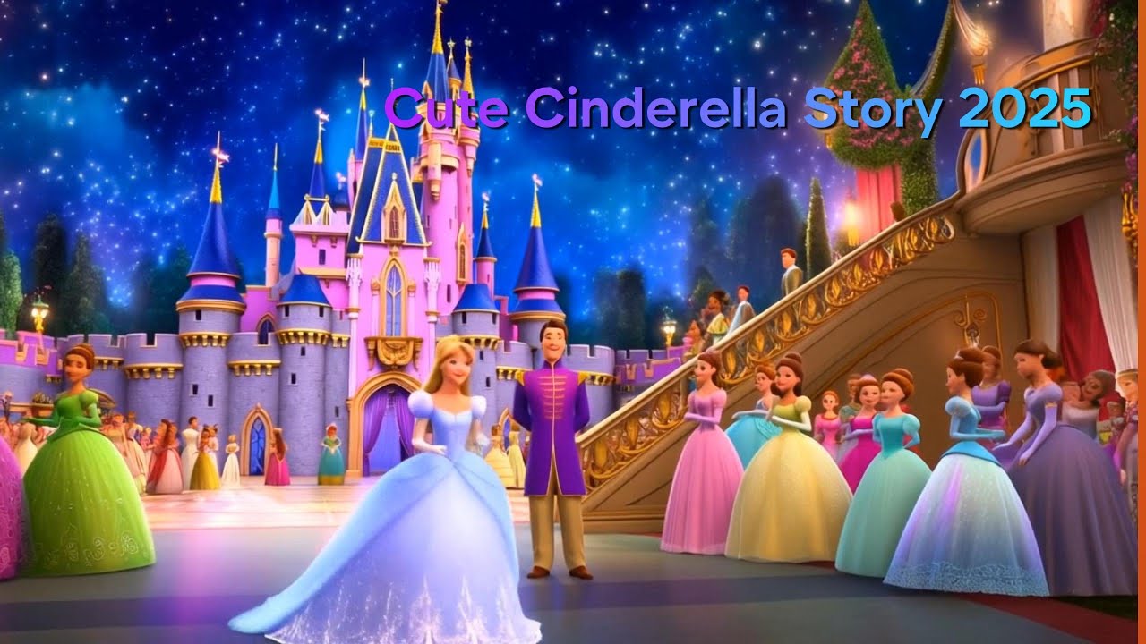 Princess Cinderella Lost Her Sandal | Cinderella Story |Princess Rhymes ...