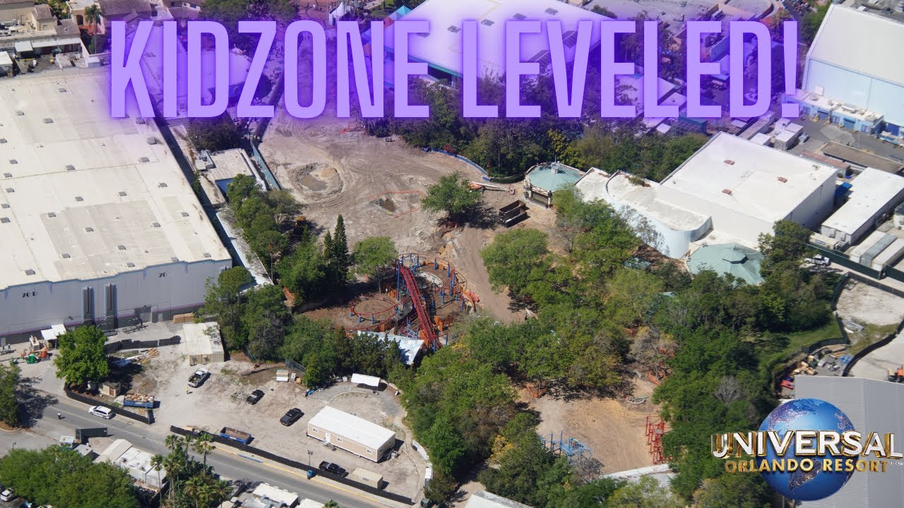 Kidzone Leveled! | Minions Cafe Moving Along | Universal Studios ...