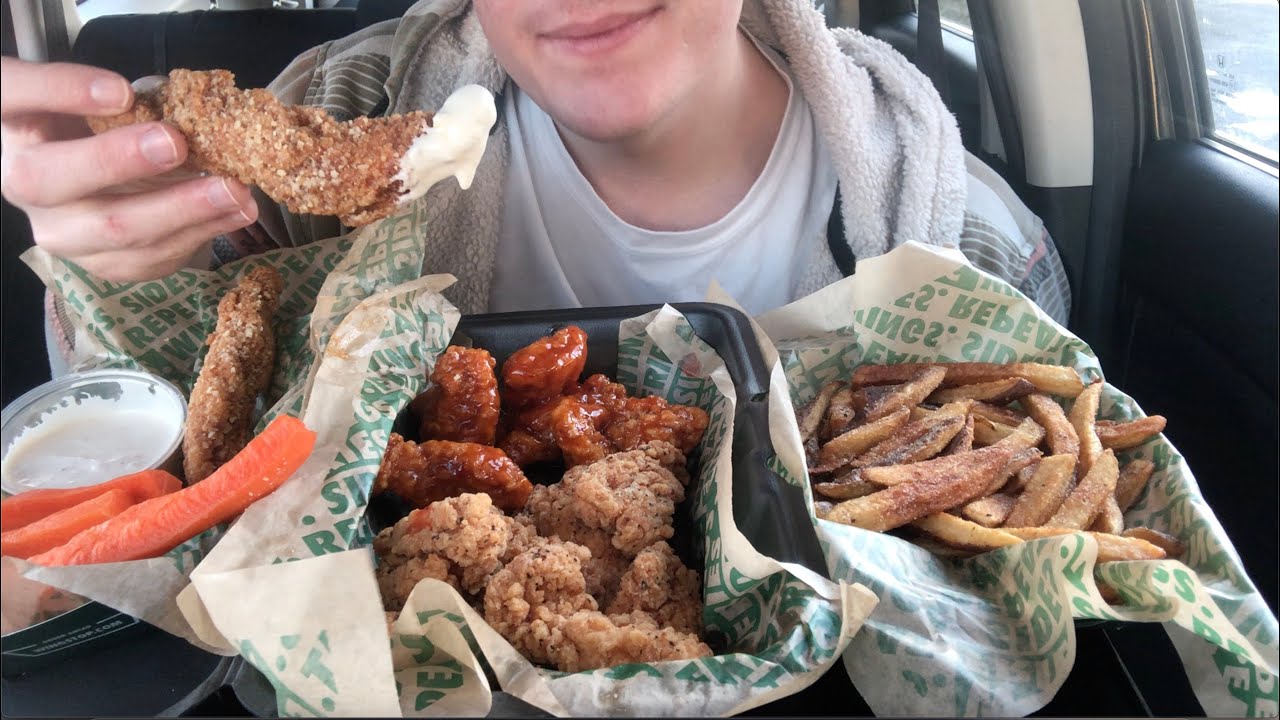 ASMR | Wingstop Feast - YouTube