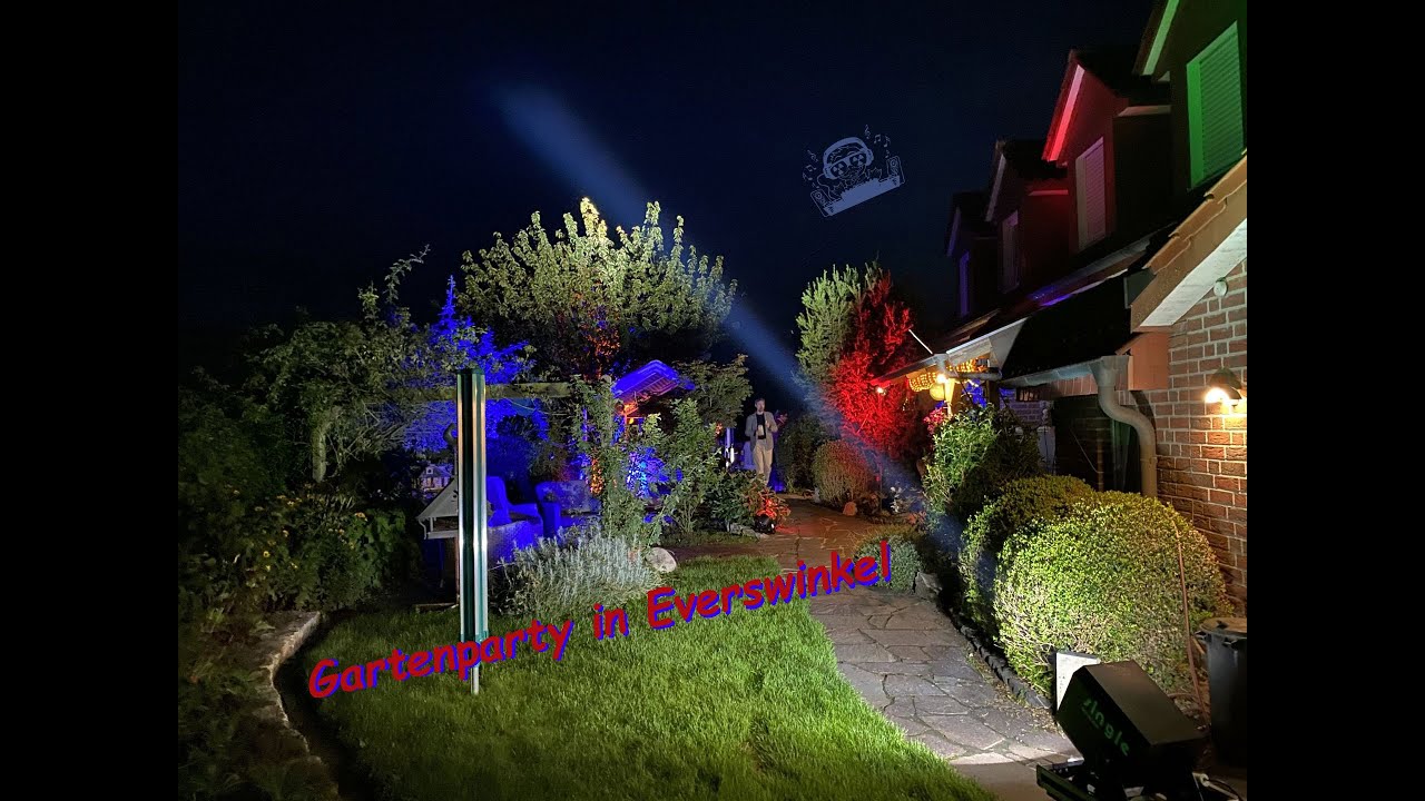 Gartenparty mit Skybeamer und Fotobox in Everswinkel mit DJ Atommic ...