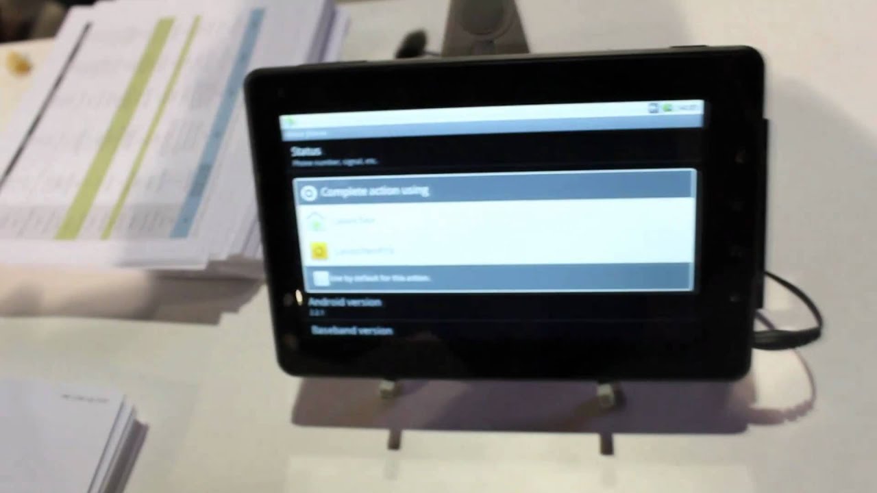 Viliv X7 Android Tablet Hands On DE - YouTube