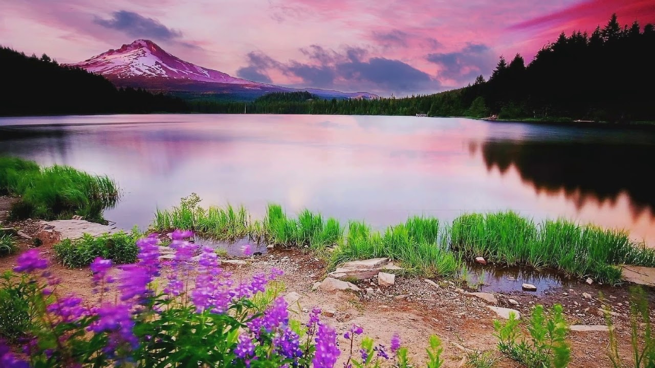 Beautiful Lake Mountain USA Animated backgrounds wallpaper for Pc ...