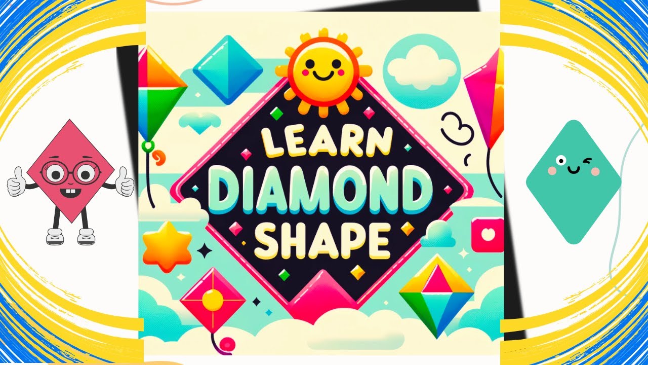 💎 Learn Diamond Shape | Fun Shape Learning for Kids | Kindergarten ...