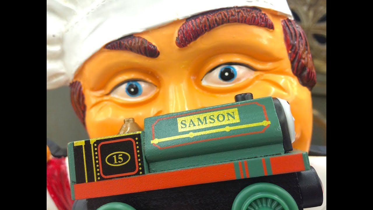 Thomas & Friends SAMSON Wooden Railway Toy Train Review By Mattel ...