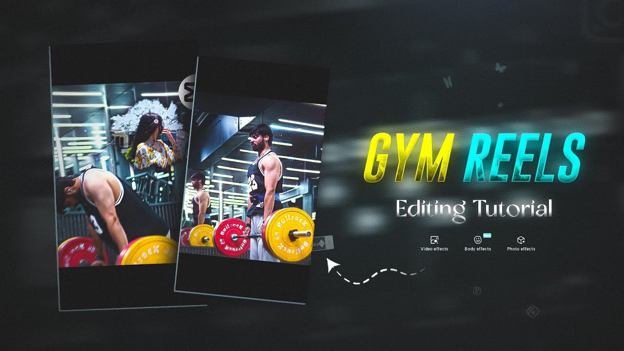 Instagram Trending GYM Reels Video Editing | GYM Edits Tutorial | Full ...