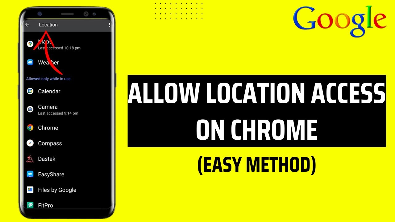 How To Allow Location Access On Chrome - YouTube