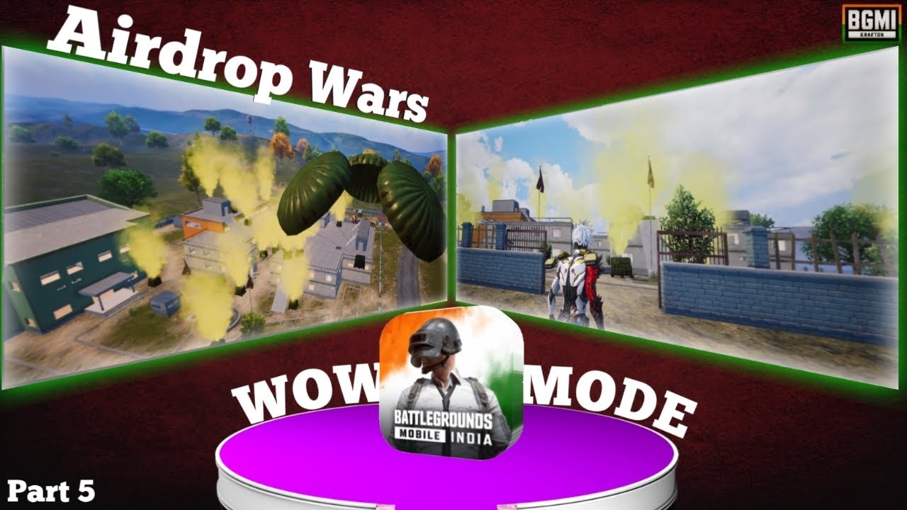 Airdrop Wars wow mode | easily win | PK 2601 gaming #bgmi #WOWmode ...