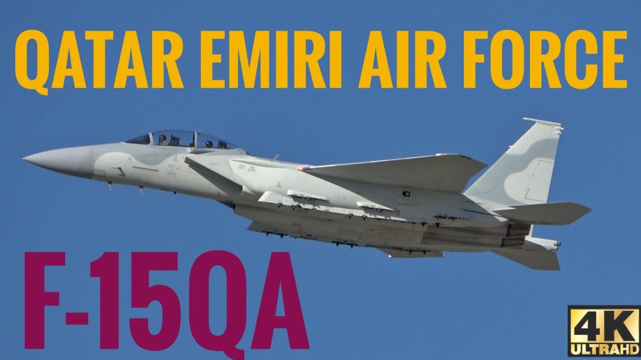 Boeing F-15QA QATAR EMIRI AIR FORCE Advanced Eagle QEAF - YouTube