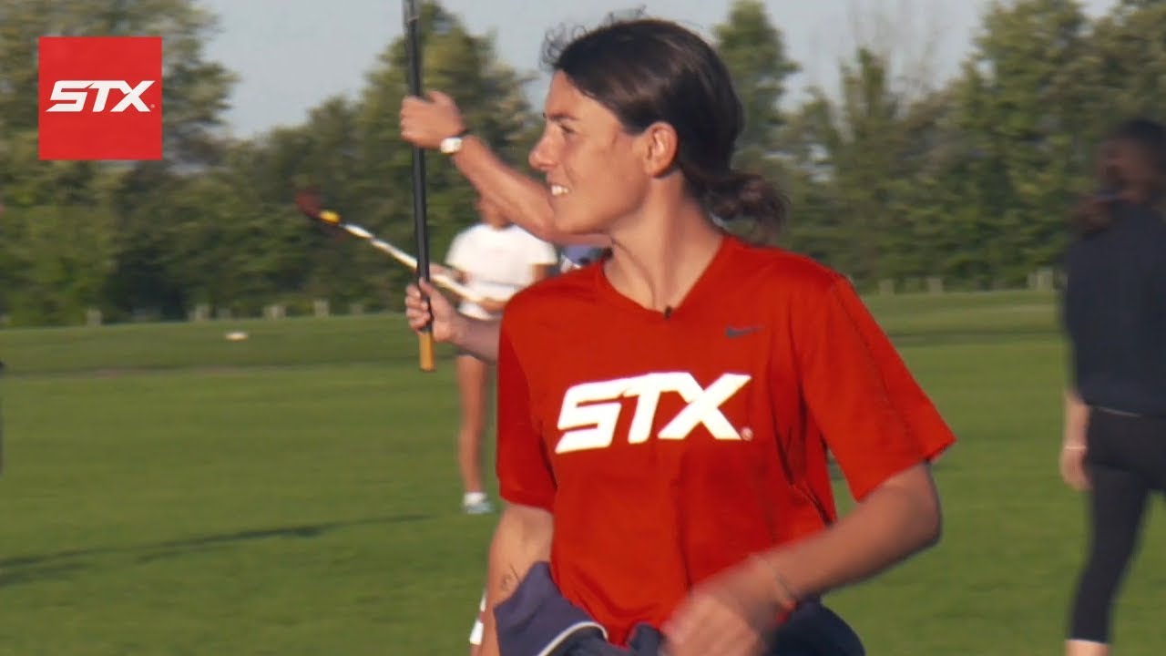 Michelle Tumolo Hosts UK Lacrosse Clinic - YouTube