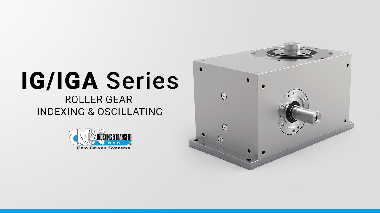 CDS Globoidal Cam Indexer - IG/IGA Series [ENG] - YouTube