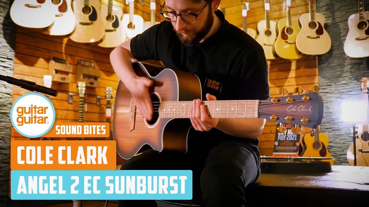 Cole Clark Angel 2 EC Sunburst | SOUND BITES - YouTube
