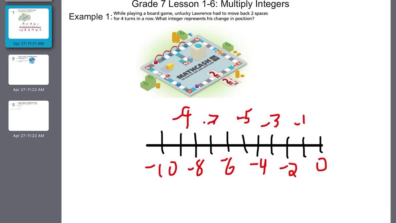 Lesson 1-6 (7th Grade) - YouTube