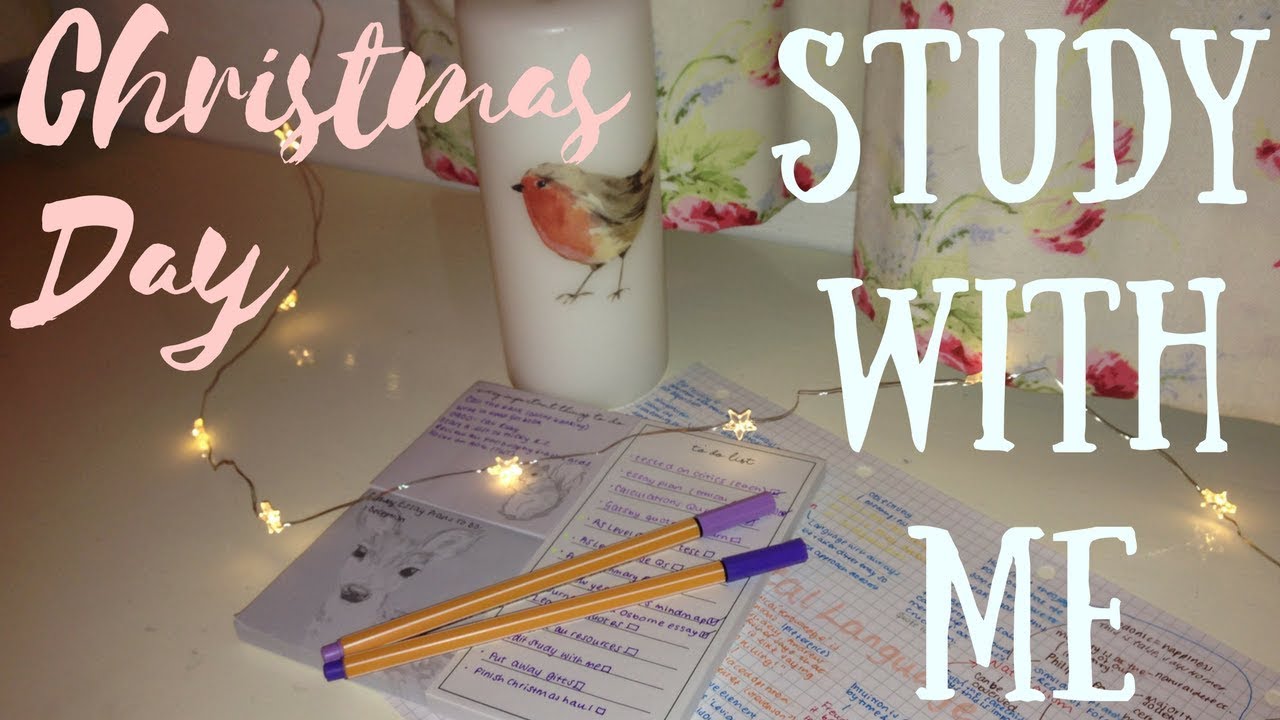 Christmas Day Study With Me! - YouTube
