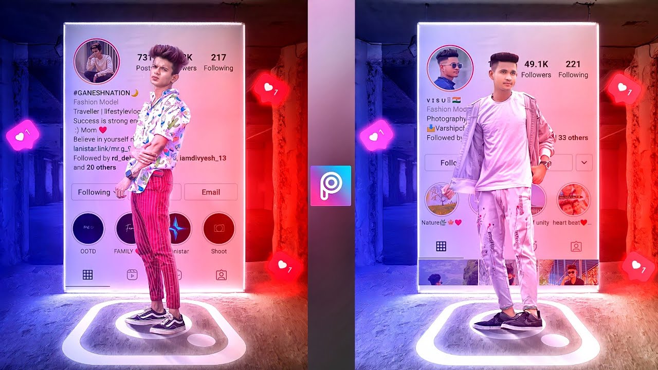 Picsart Instagram Viral New Style Photo Editing 2021🔥 | Instagram ...