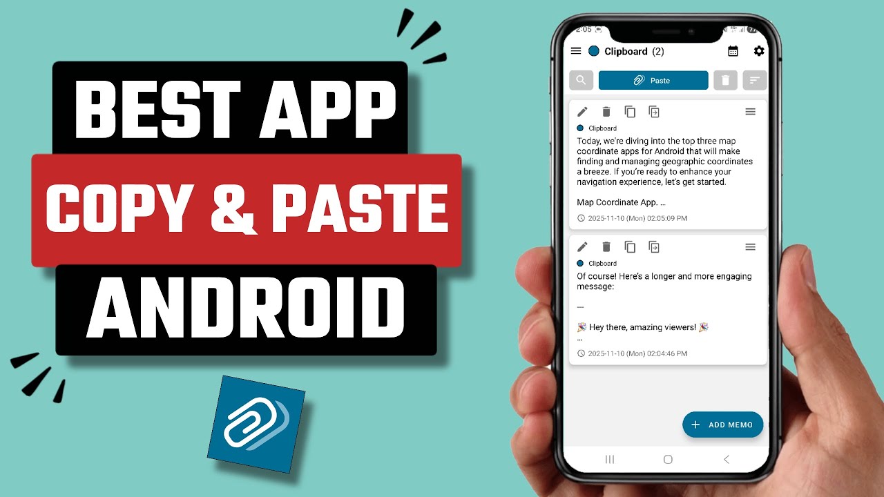 Best Free Clipboard Copy and Paste App for Android - YouTube